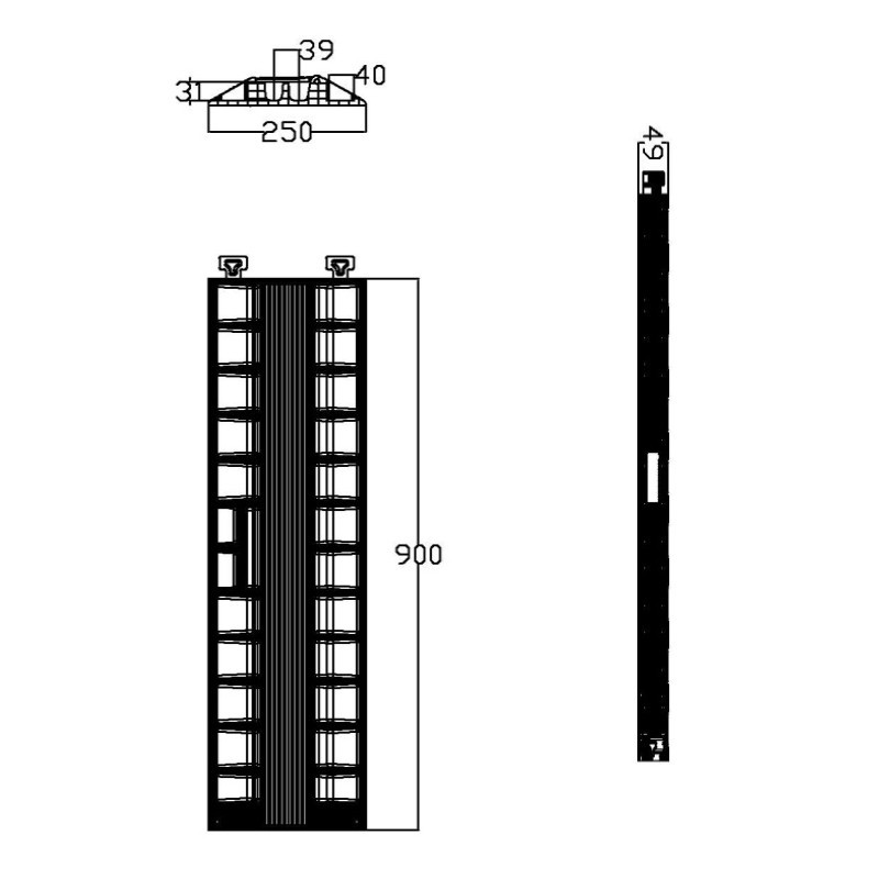 Mostek kablowy mata kablowa - cable crossover najazdy na kable Liczba ...