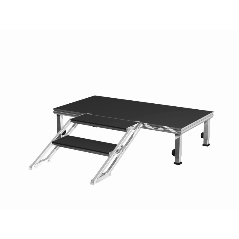 Schody przegubowe Aludek + Spider Schody Stopnie II stopnie